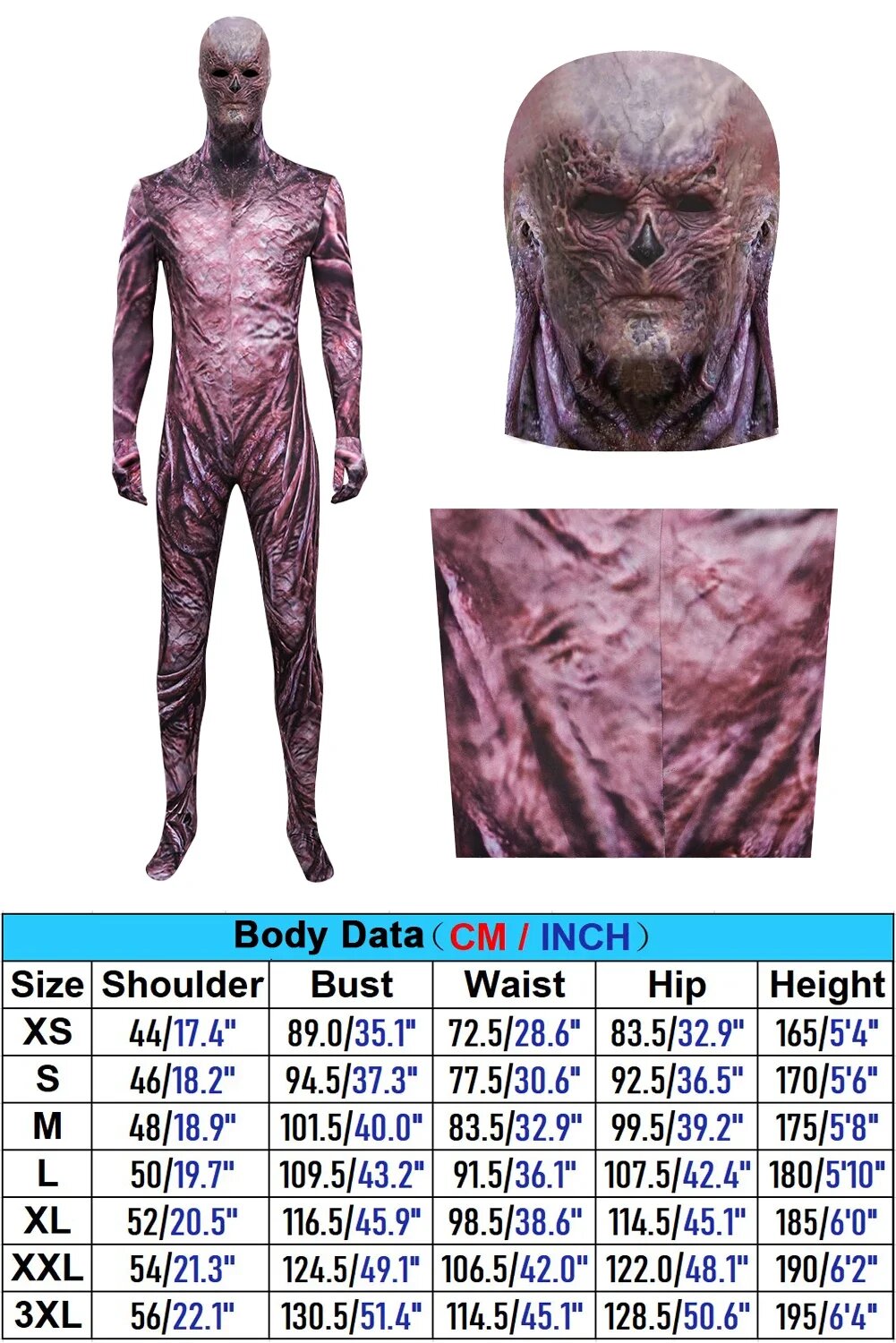 Костюм Фантастический Зомби 001 Векна для взрослых S