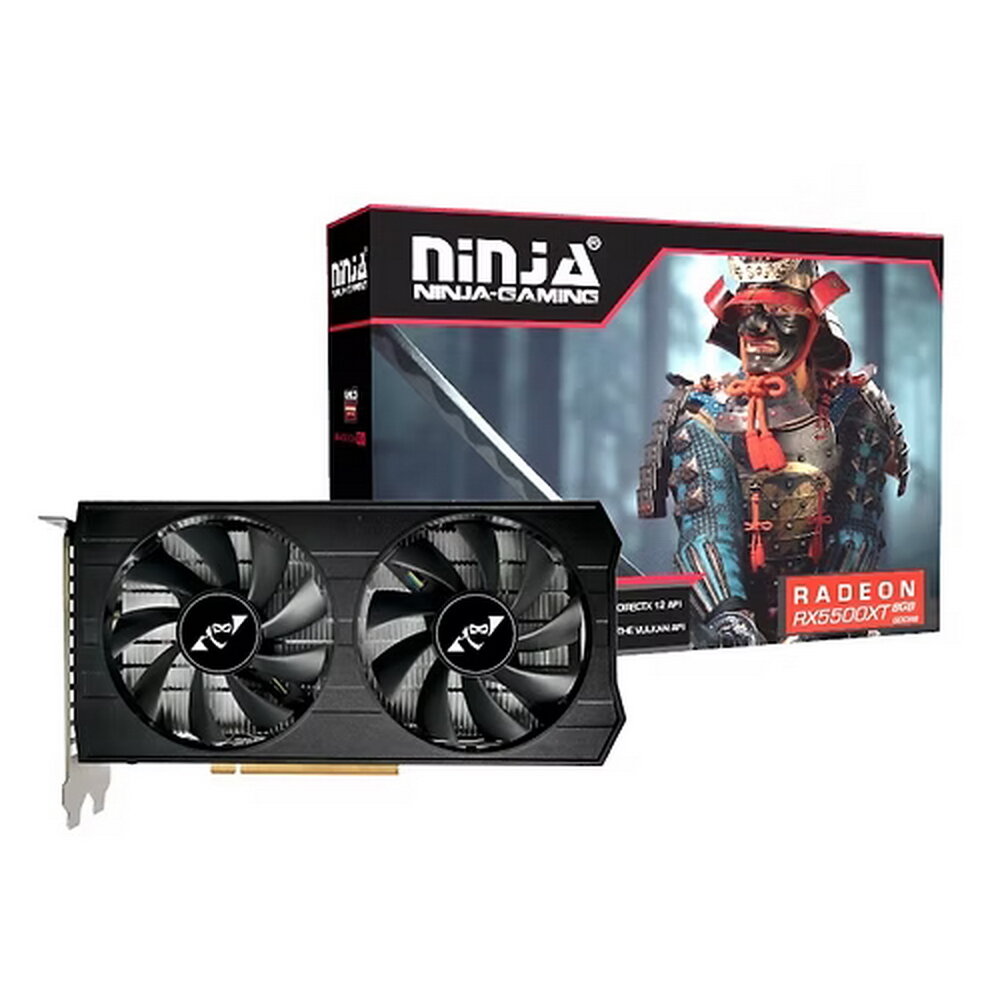 Видеокарта Ninja RX5500XT уц-3 8GB GDDR6 128bit DVI DP HDMI 2FAN RTL