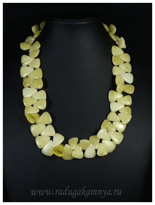 Бусы, янтарь