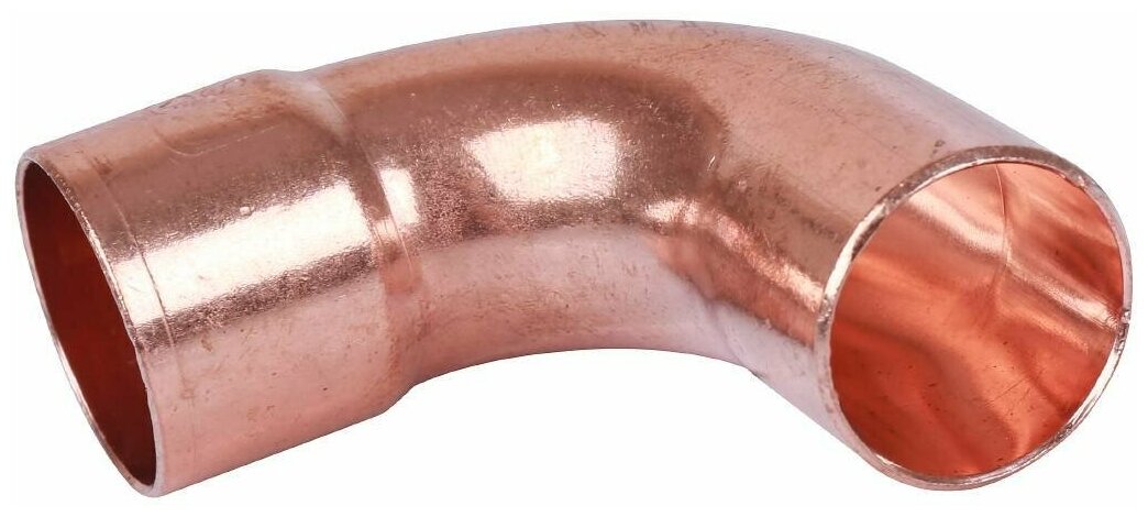 Отвод однораструбный 22 мм / 90° под пайку медный SANHA 15001A22