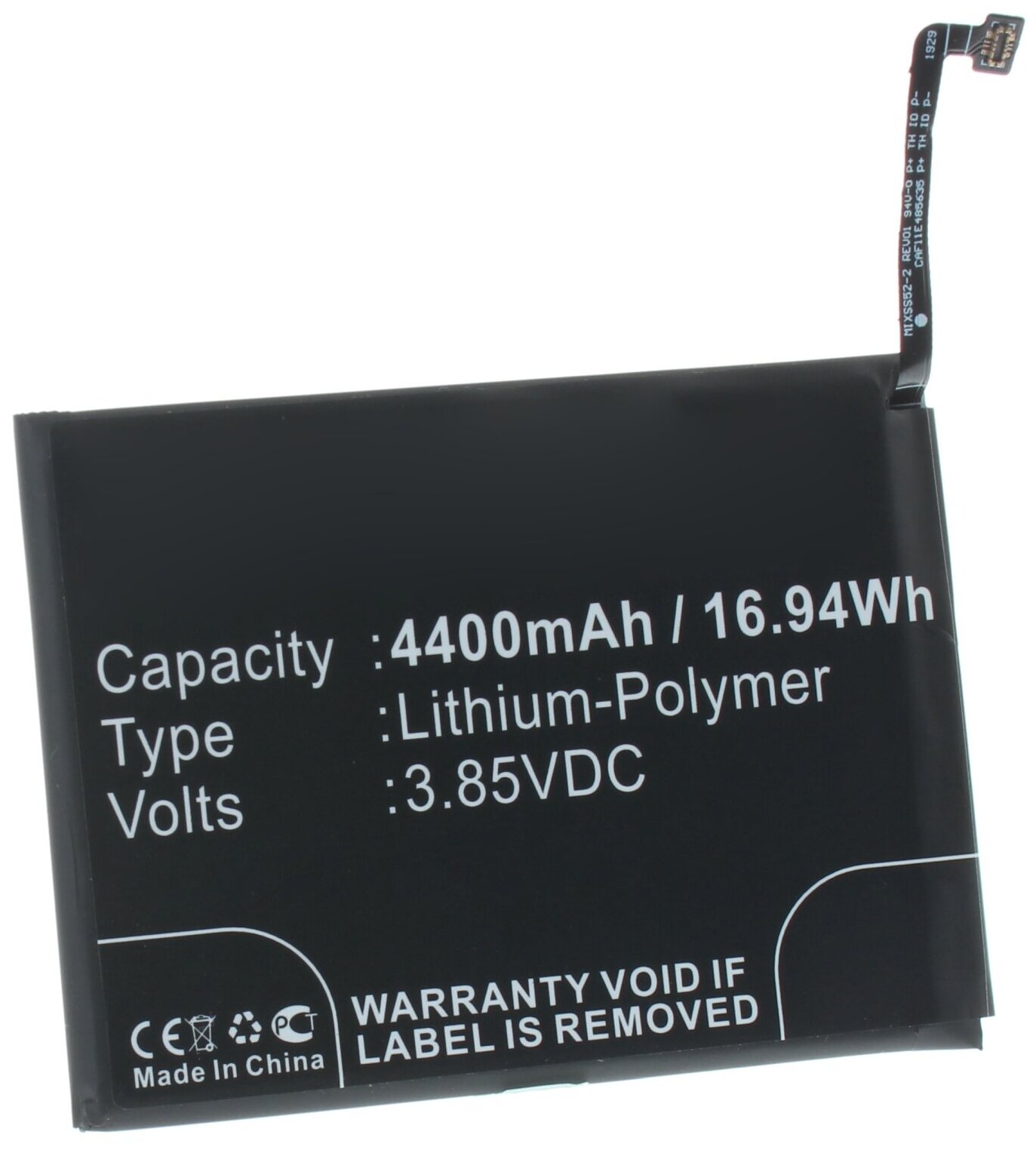 Аккумулятор iBatt 4400mAh для телефона Xiaomi Redmi Note 8 (BM4J)