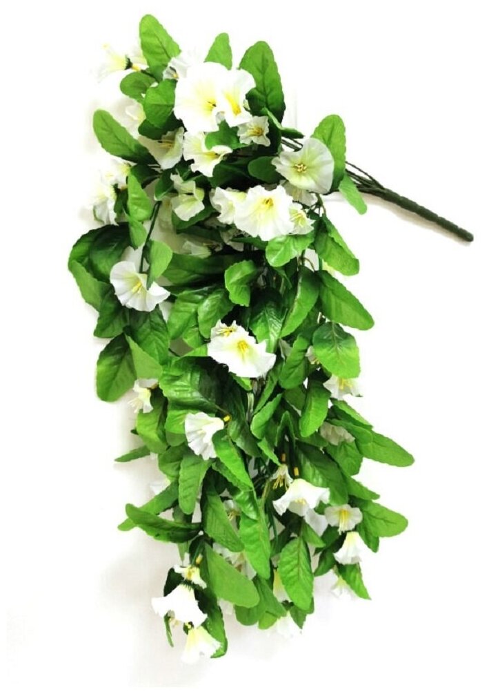 Искусственные цветы Петуния свисающая белая от бренда Holodilova