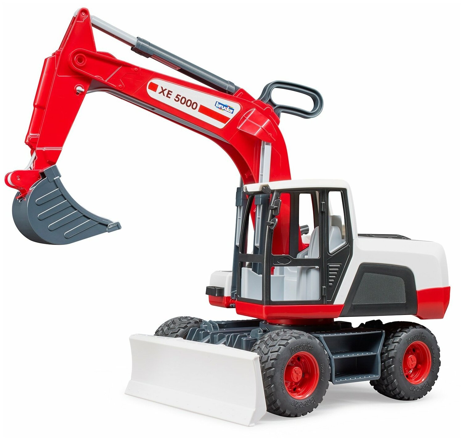 Экскаватор Bruder красный 03-411 детский игрушечный транспорт