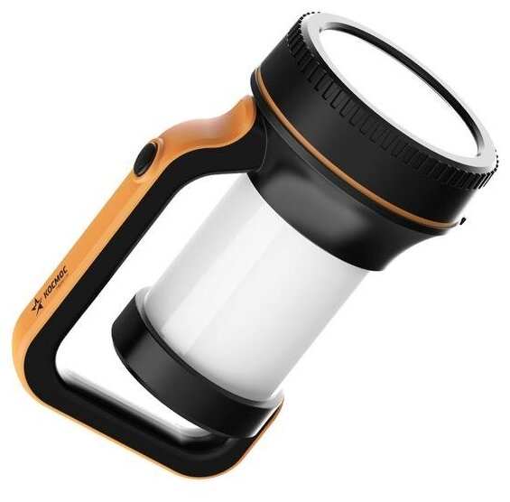 Фонарь-прожектор аккумуляторный Premium 7Вт + режим кемпинг 30х0.5Вт 3 режима литиевый аккум. 4800мА. ч супер яркий экономн. время работы от 4 до 18ч micro USB провод (в компл.) Космос KOSAccu2007W