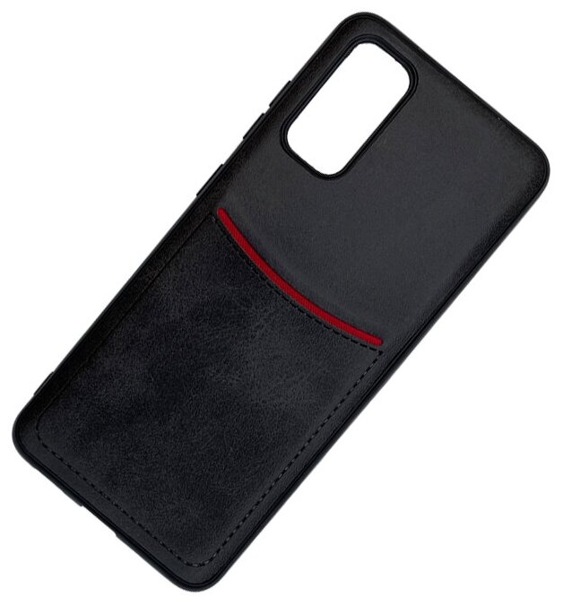Чехол ILEVEL с кармашком для Xiaomi Mi 10 Lite черный