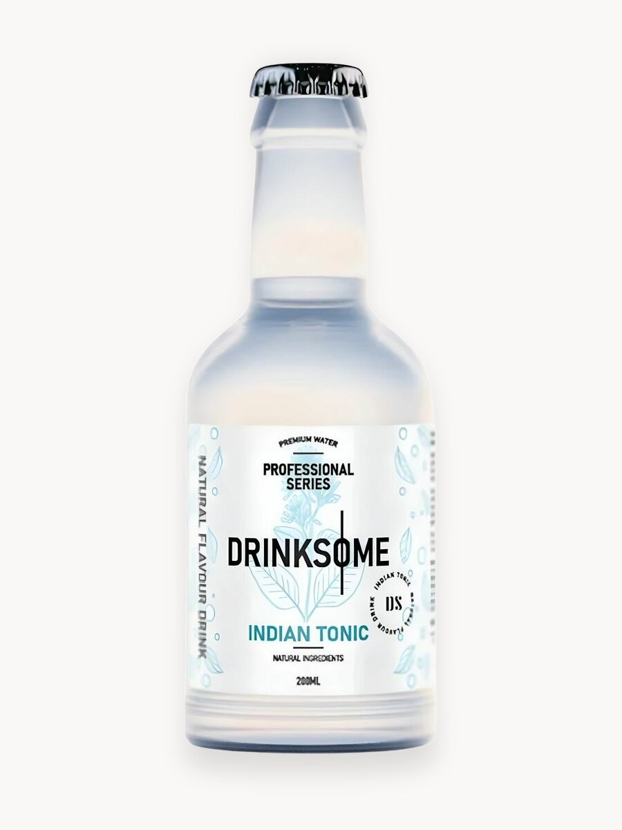 Лимонад "Drinksome Индиан Тоник", с тоником, в стеклянной бутылке, 200мл, 4шт.