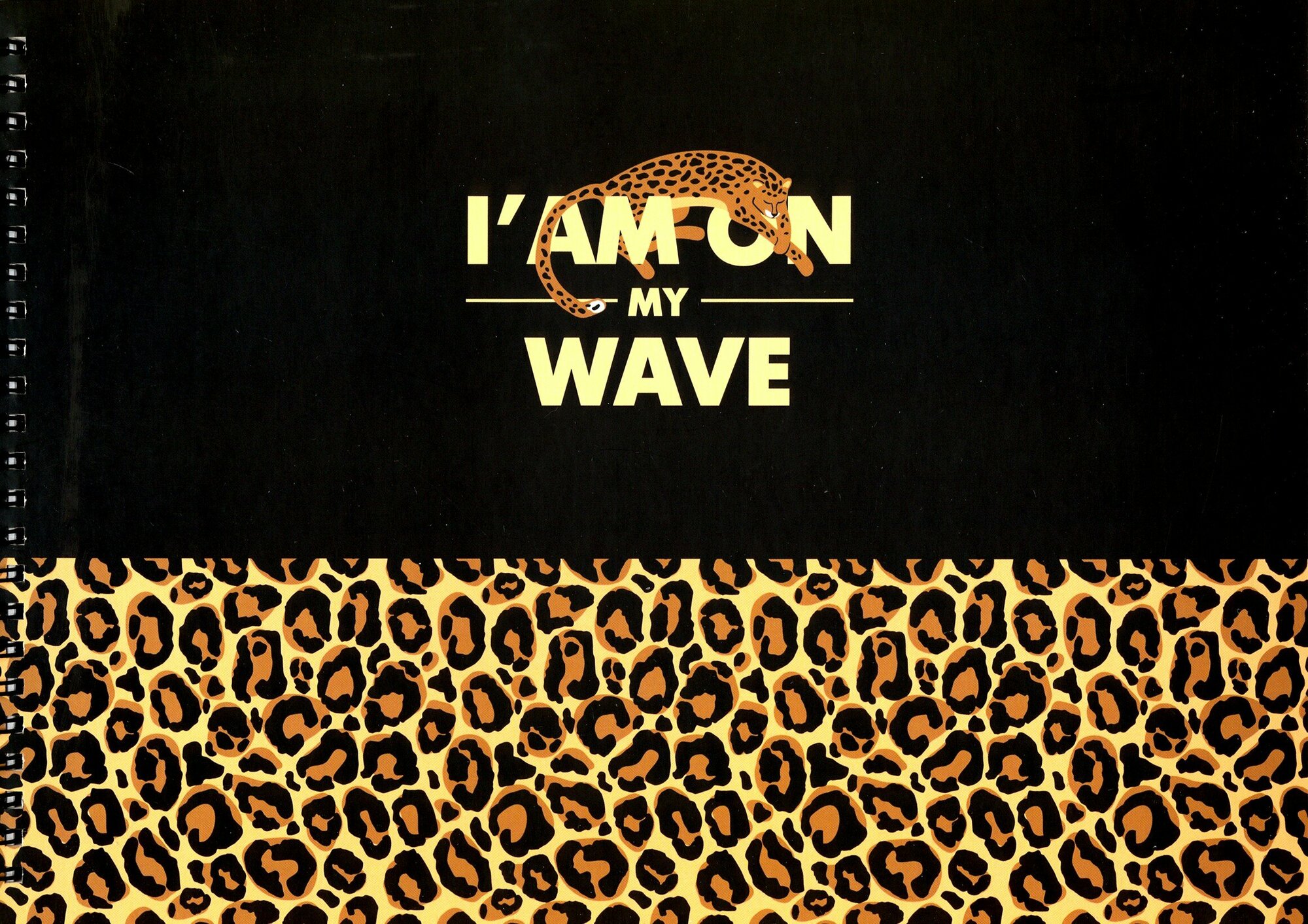 Альбом для рисования 40 листов, спираль "Leo"черный (N1959)