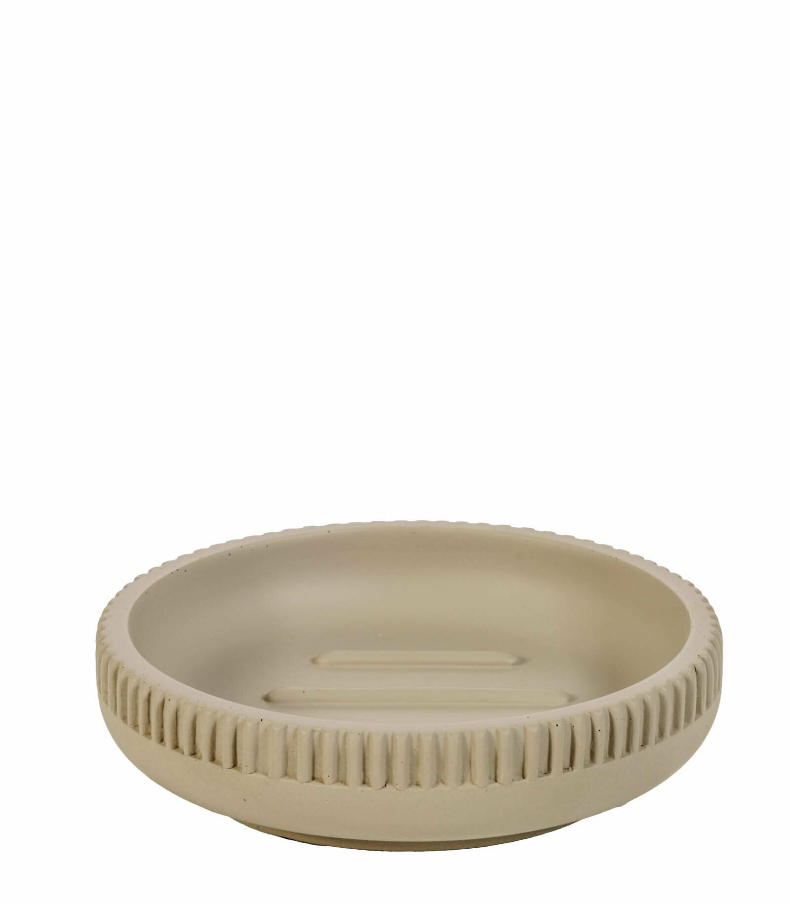 Мыльница Cipi, Urmuge grigio, 11x2,7h cm, композитный материал, цвет серый