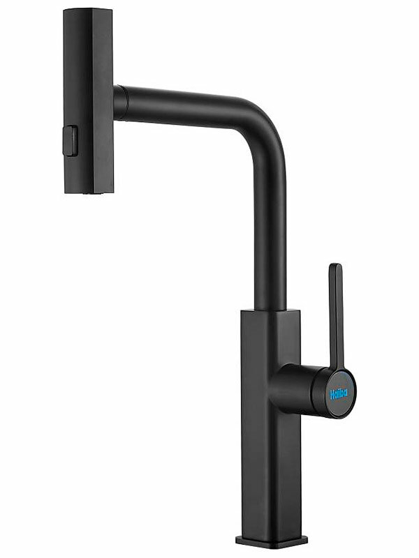 Смеситель для раковины Haiba HB824-7/черный (HB73824-7)