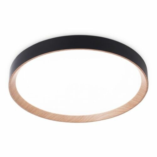 Потолочный светодиодный светильник Ambrella Light черный/светлое дерево FZ1326