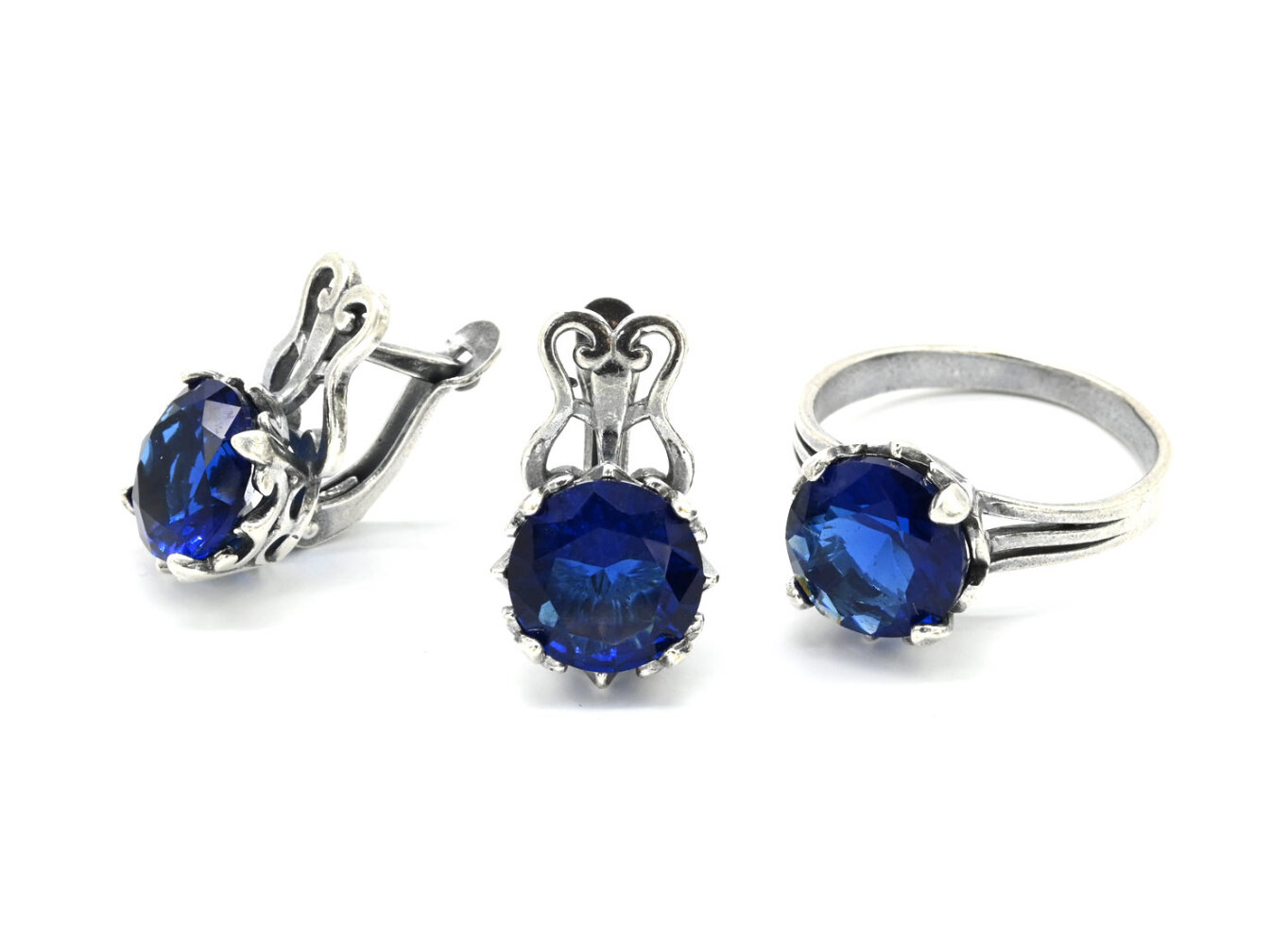 Комплект бижутерии, циркон