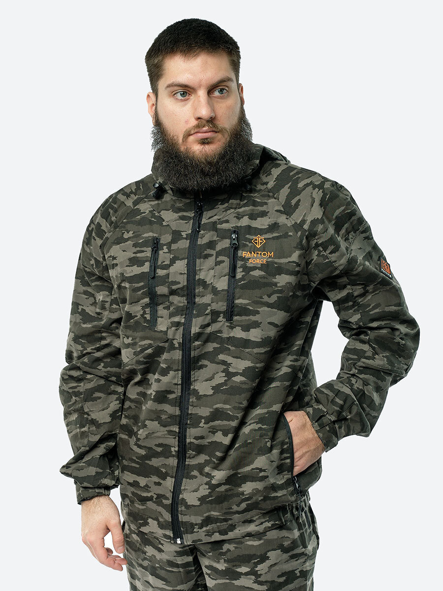 Летний костюм для рыбалки и охоты SOLAR /камуфляж /FANTOM FORCE/182-188/48-50