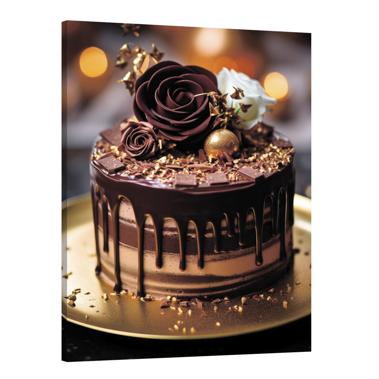 Интерьерная картина 50х70 "Шоколадная феерия"