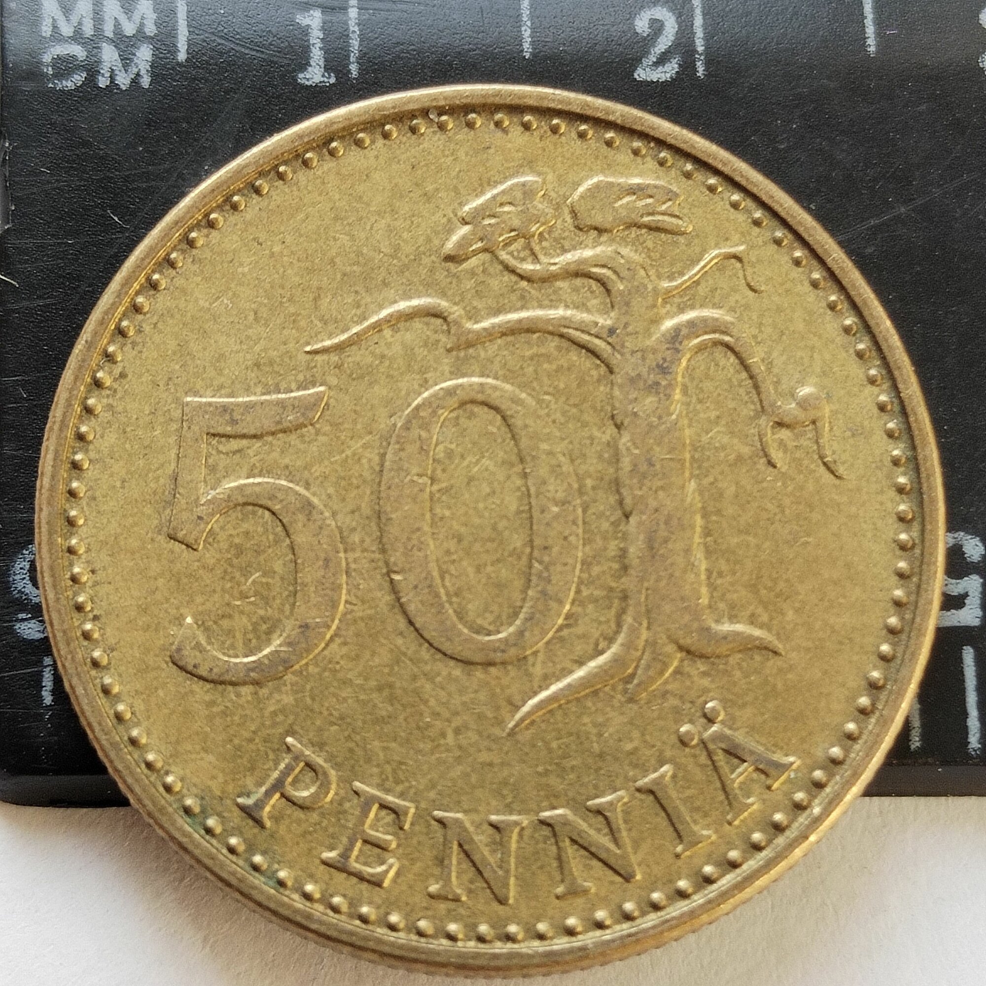 Финляндия 50 пенни. У Лукоморья дуб. XF .