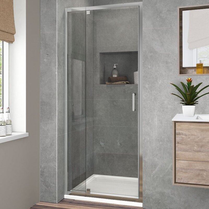 Душевая дверь Vincea Intra VDP-1I8090CL 90x190 профиль хром, стекло прозрачное