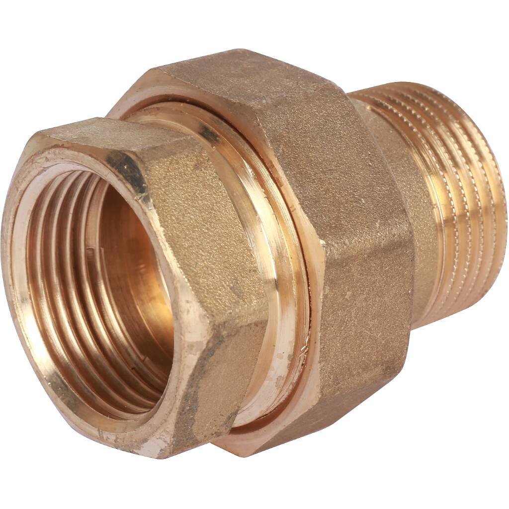 Американка STOUT 1"ВН, прямая, латунь, уплотнение под гайкой o-ring кольцо, SFT-0040-000001