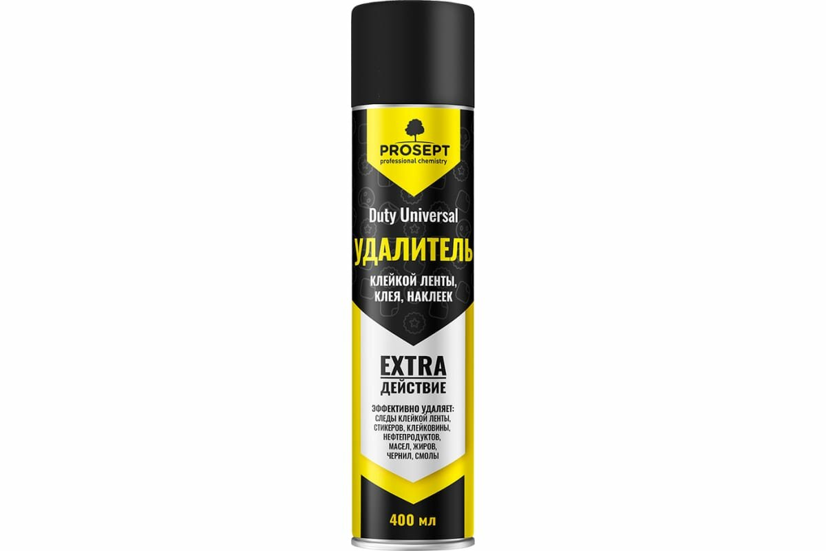 PROSEPT Duty Universal антискотчсредство удаления клея и наклеек, аэрозоль 0,4 л 123-04