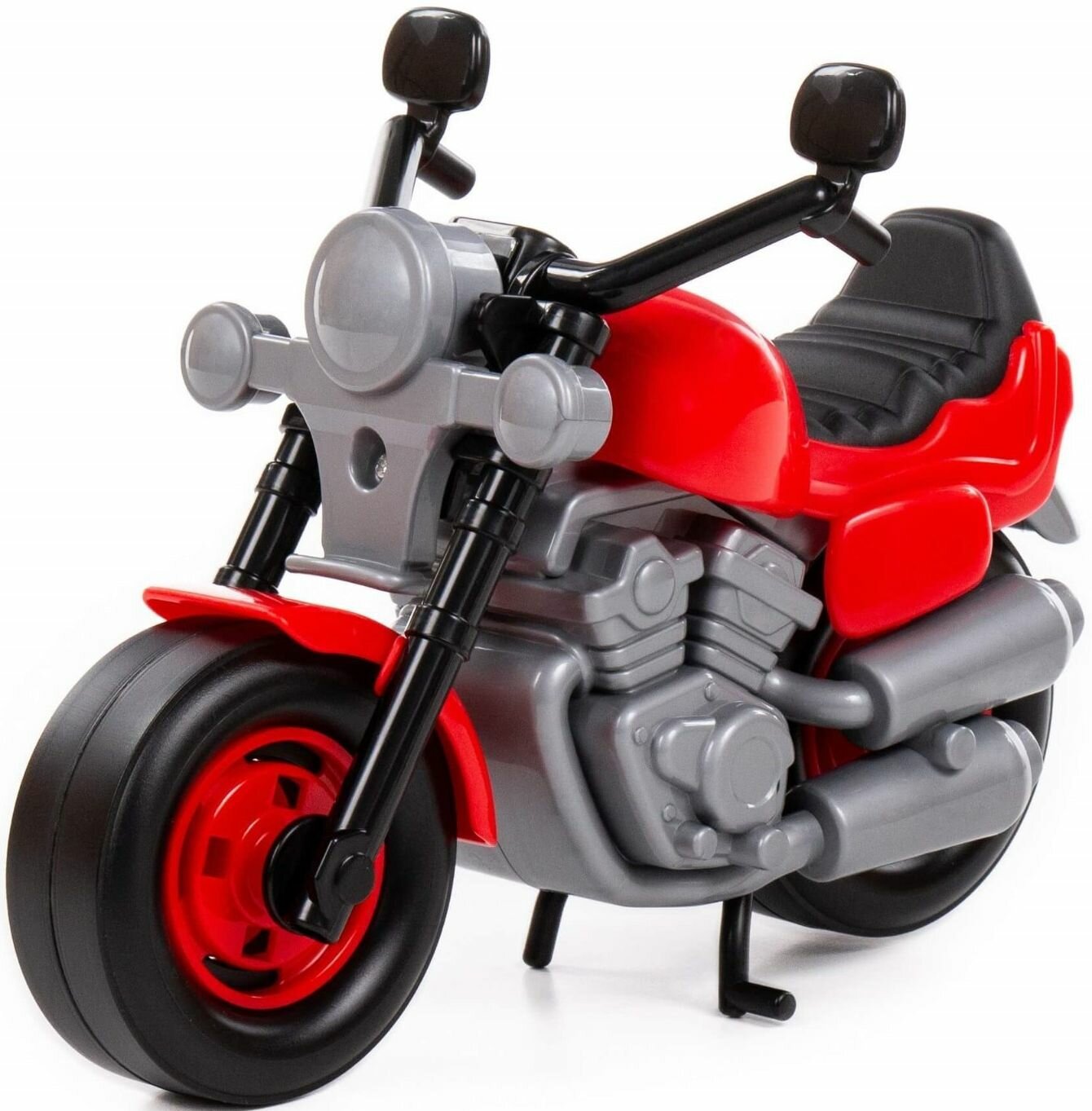 Мотоцикл гоночный "Байк", игрушечная машинка для детей, пластиковая игрушка для песочницы и дома, цвет микс