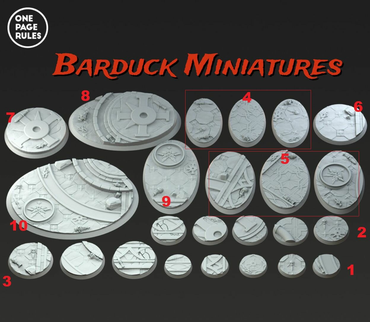 Базы/Подставки/Bases Warhammer Battle Sisters 2 Круглые 60х35мм