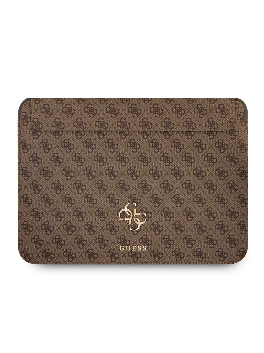 Guess для ноутбуков 13" чехол Sleeve 4G with Big metal logo Brown