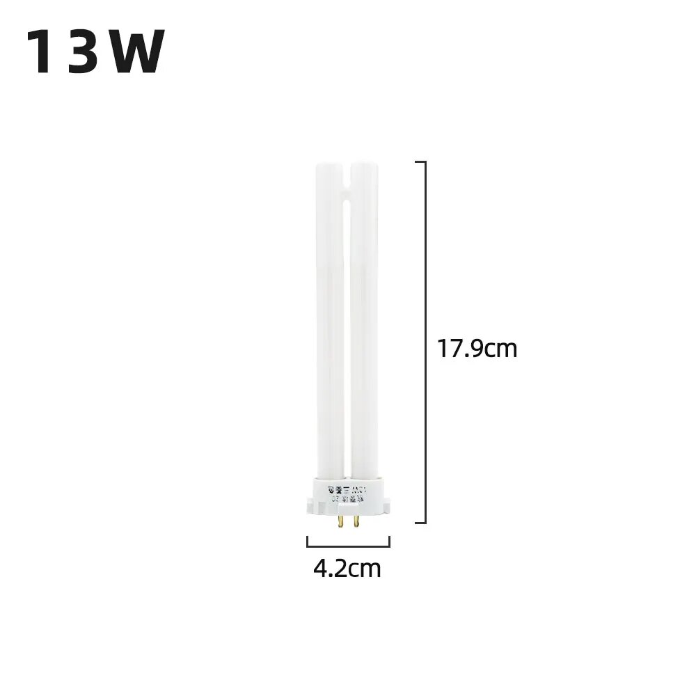 Флуоресцентная лампа 13W, 17.9x4.2 см, испускаемый цвет: 13W
