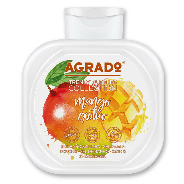 AGRADO Exotic Mango гель для душа 750 мл с ароматом манго и тропическими нотами