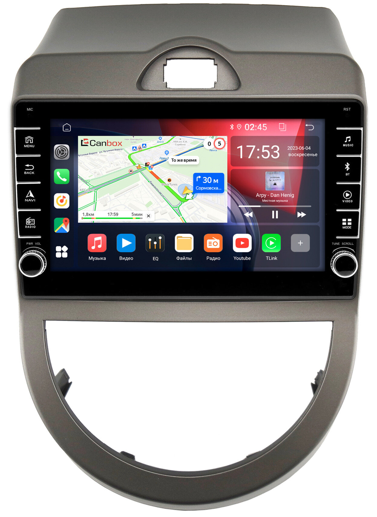 Штатная магнитола Kia Soul 2008-2011 Canbox BGT9-337 2/32 Android 10 (IPS, DSP, CarPlay)