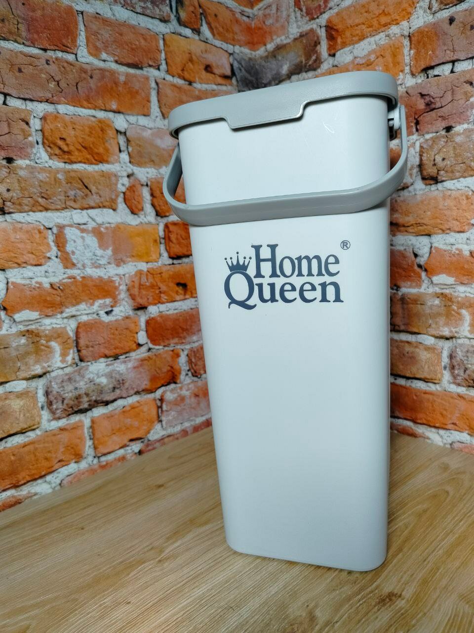 Home Queen Швабра плоская с ведром для отжима Compact 2.0