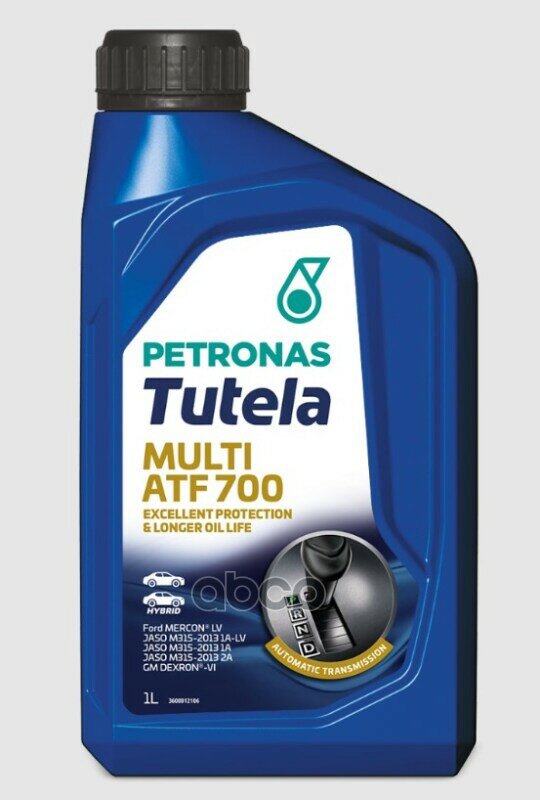Жидкость трансмиссионная PETRONAS TUTELA MULTI ATF 700 1L PETRONAS арт. 76151E15EU