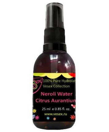 VESEX Гидролат нероли 100% (флердоранжевая вода) / Neroli 25 мл.