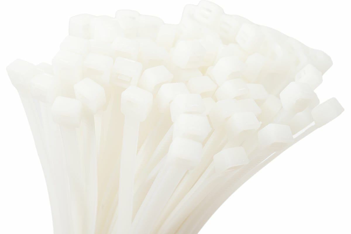 Gigant Ленточная хомут-стяжка 4,8x350 белый 100шт G/5/350/0