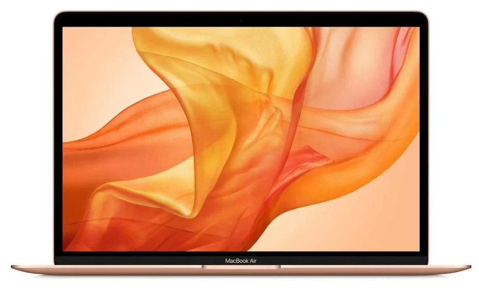 13.3" Ноутбук Apple MacBook Air 13 2020 2560x1600, Apple M1 3.2 ГГц, RAM 8 ГБ, SSD 256 ГБ, Apple graphics 7-core, macOS, золотой