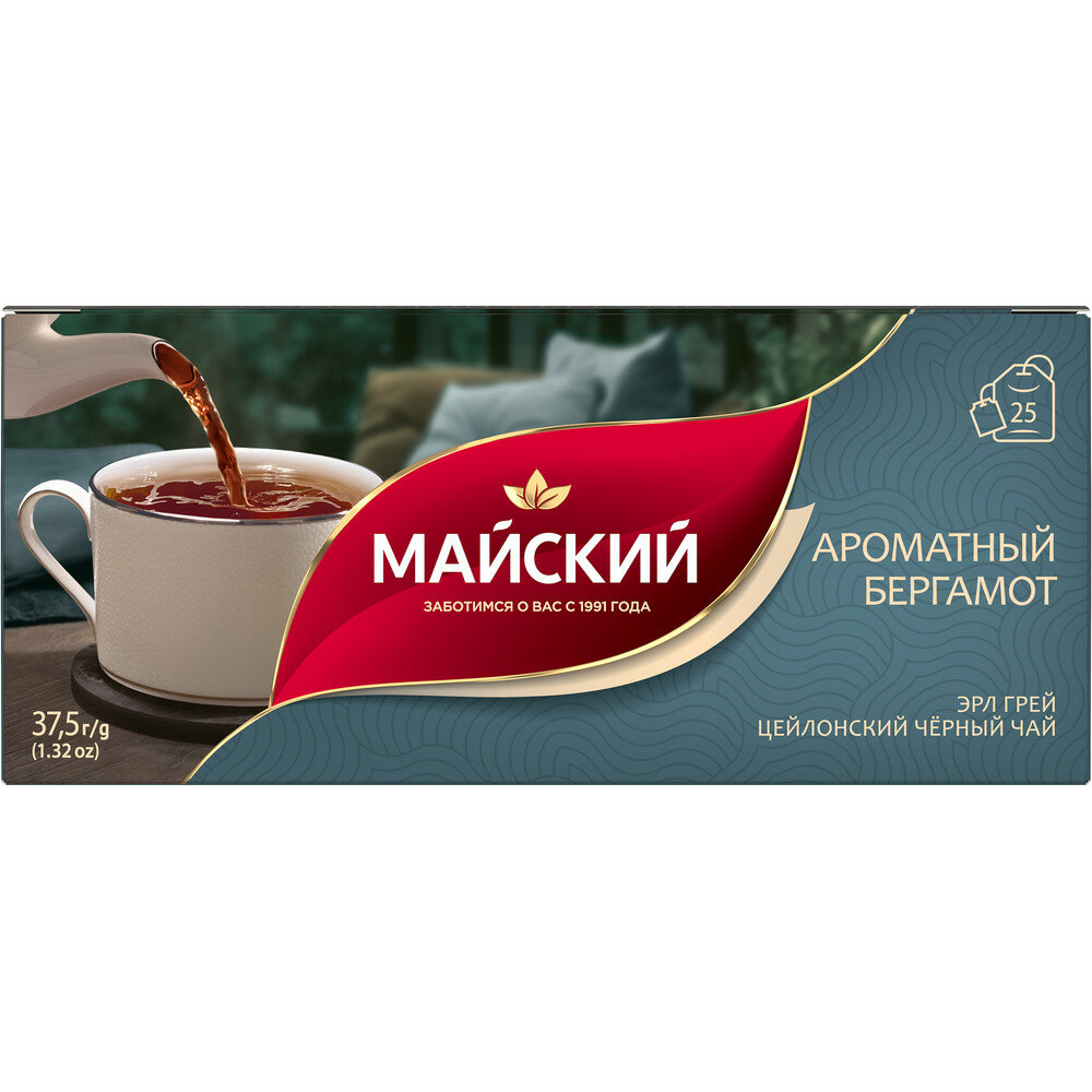 Майский чай Ароматный Бергамот 1,5г х 25