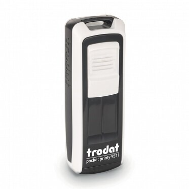 Trodat 9511 Pocket Printy 38x14 мм белый