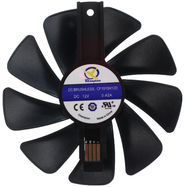 Кулер для видеокарты SAPPHIRE CF1015H12D 12V 0.42A