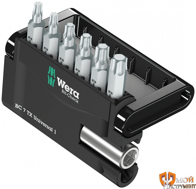 Наборы бит WERA 056294 Набор Bit-Check 7 TX Universal 1 WERA