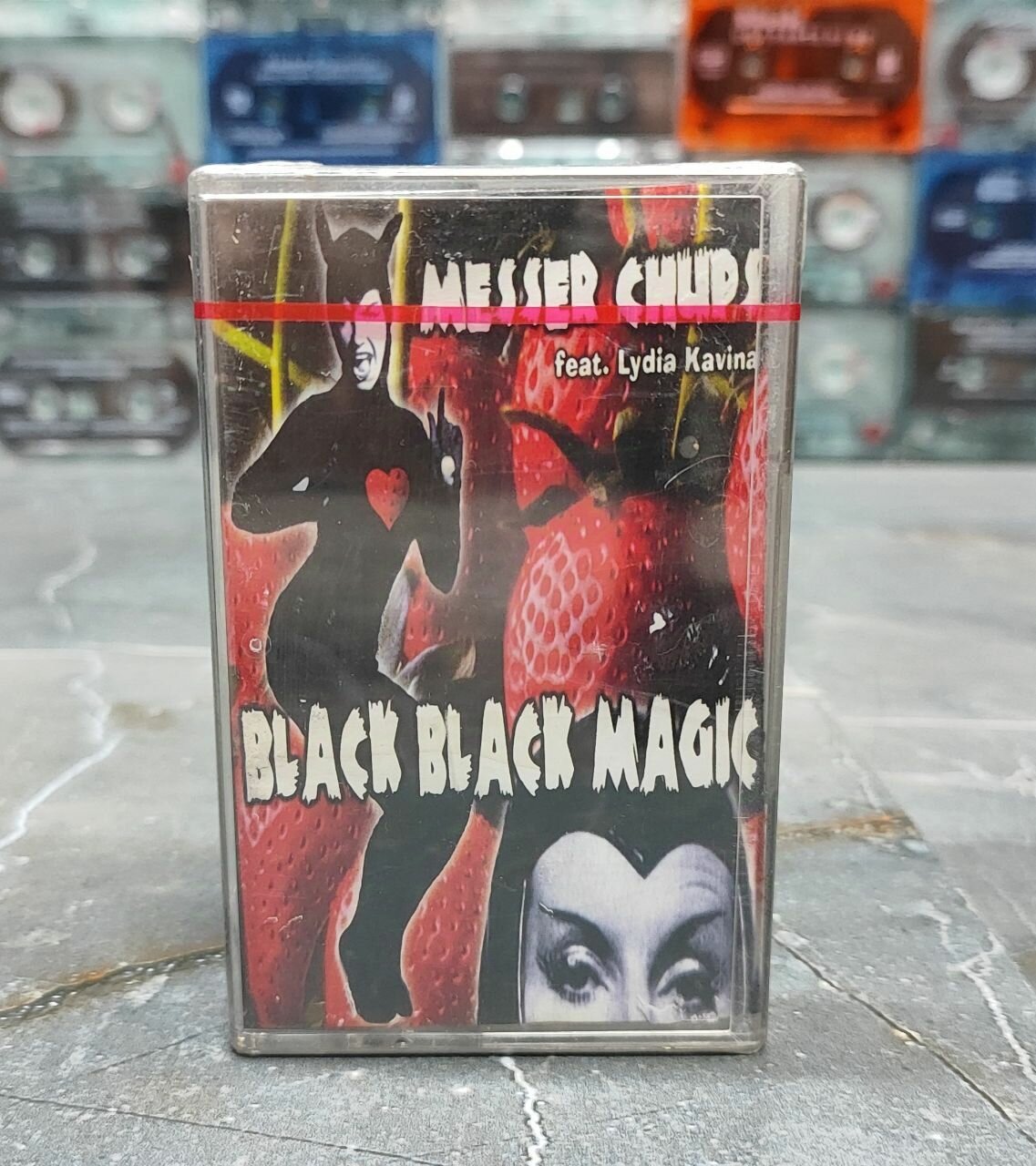 Messer Chups feat. Лидия Кавина Black Black Magic, кассета, аудиокассета (МС), 2002