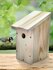 Синичник WoodFun, деревянный, с гладкими стенками снаружи и шероховатыми внутри,...