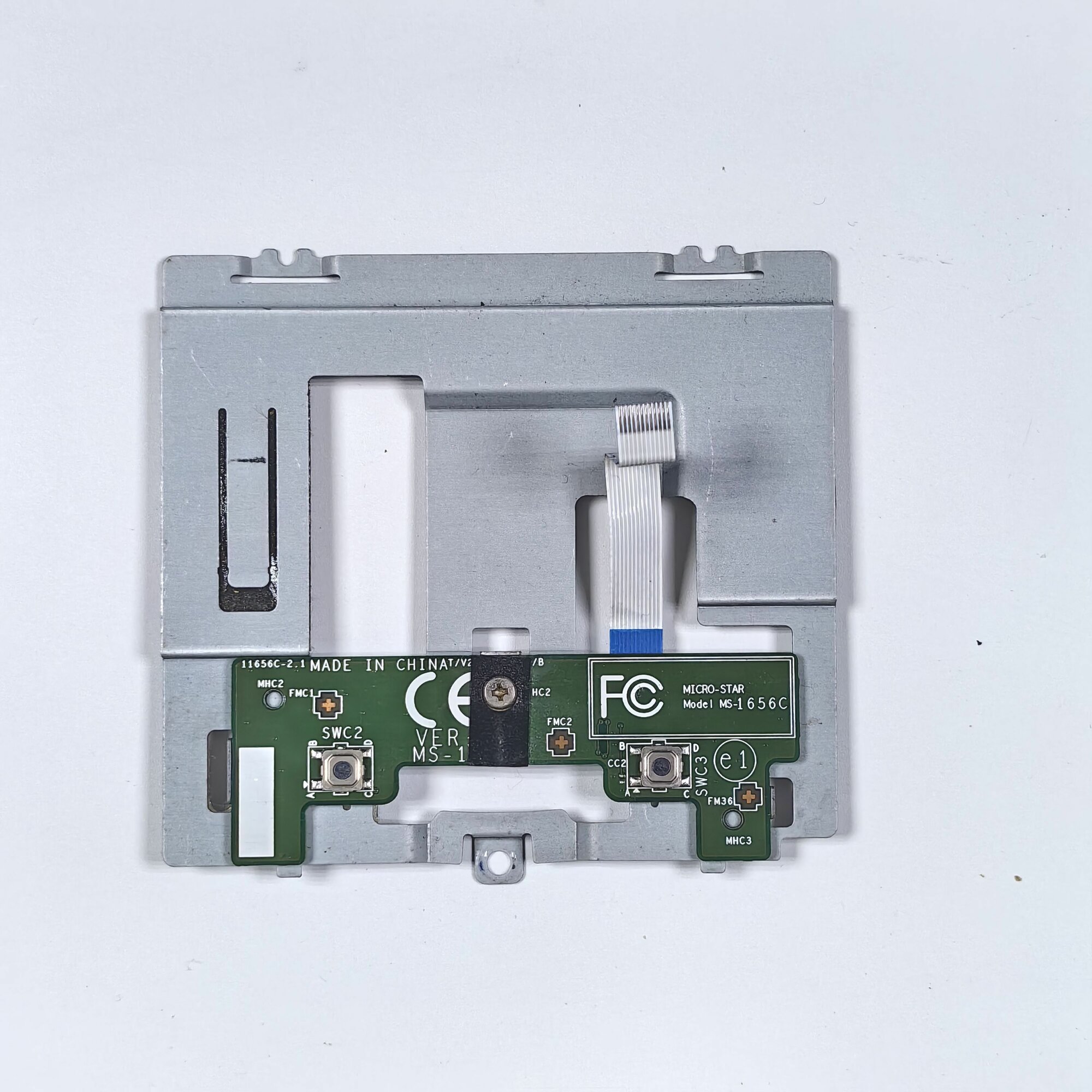 Плата кнопок тачпада ноутбука MSI GX640 MS-1656C VER.2.1