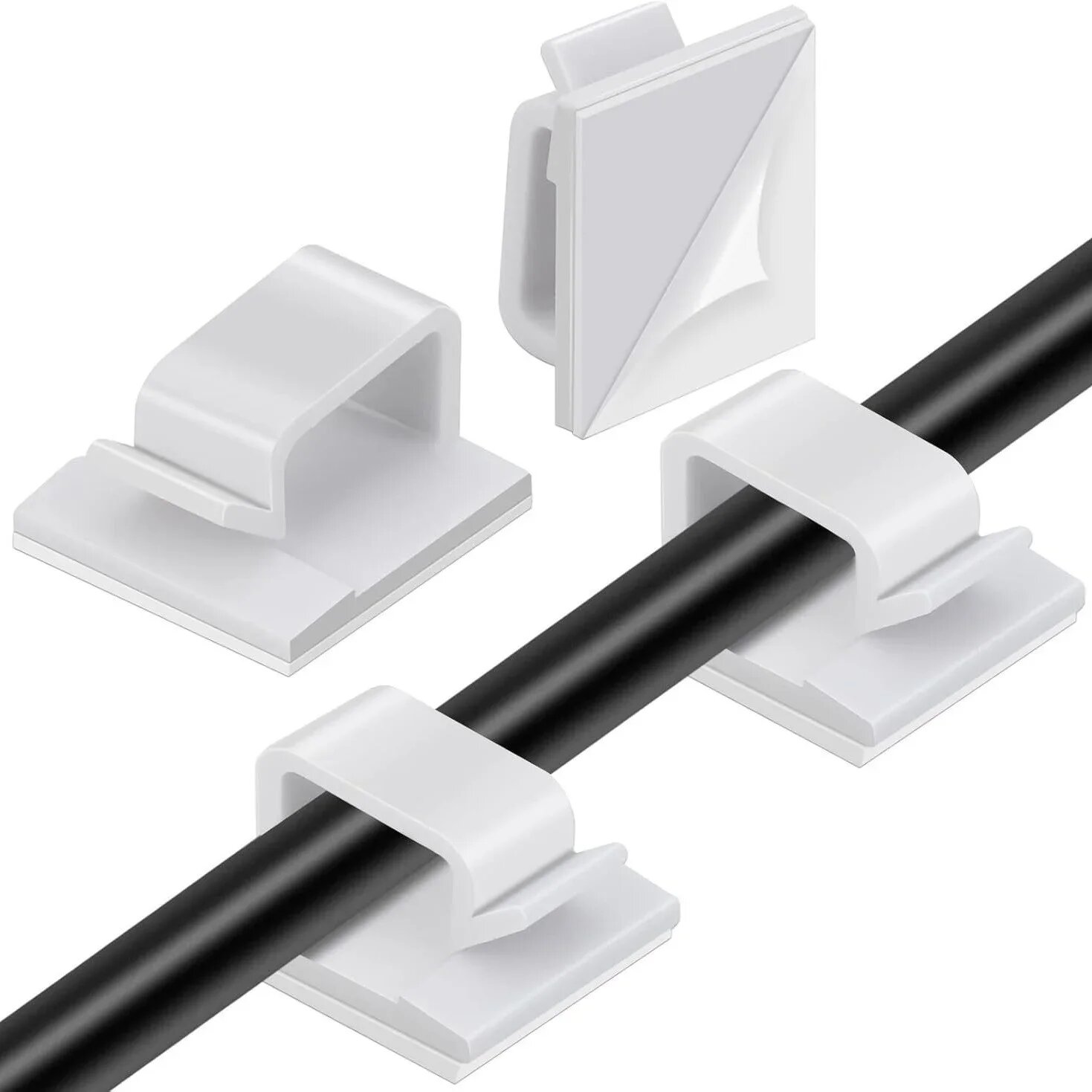10/30 шт. самоклеящиеся зажимы-органайзеры для кабеля, держатель для намотки проводов, зажим для наушников, мыши, зажим для шнура, защита для управления кабелем, менеджер проводов