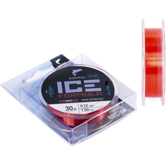 Леска монофильная зимняя Salmo Elite ICE FORMULA Wine red 030/012
