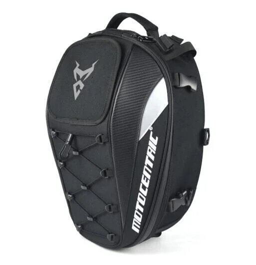 Водонепроницаемая седельная сумка для мотоцикла, многофункциональная сумка на заднее сиденье мотоцикла, вместительный рюкзак велосипедиста для путешествий Gray