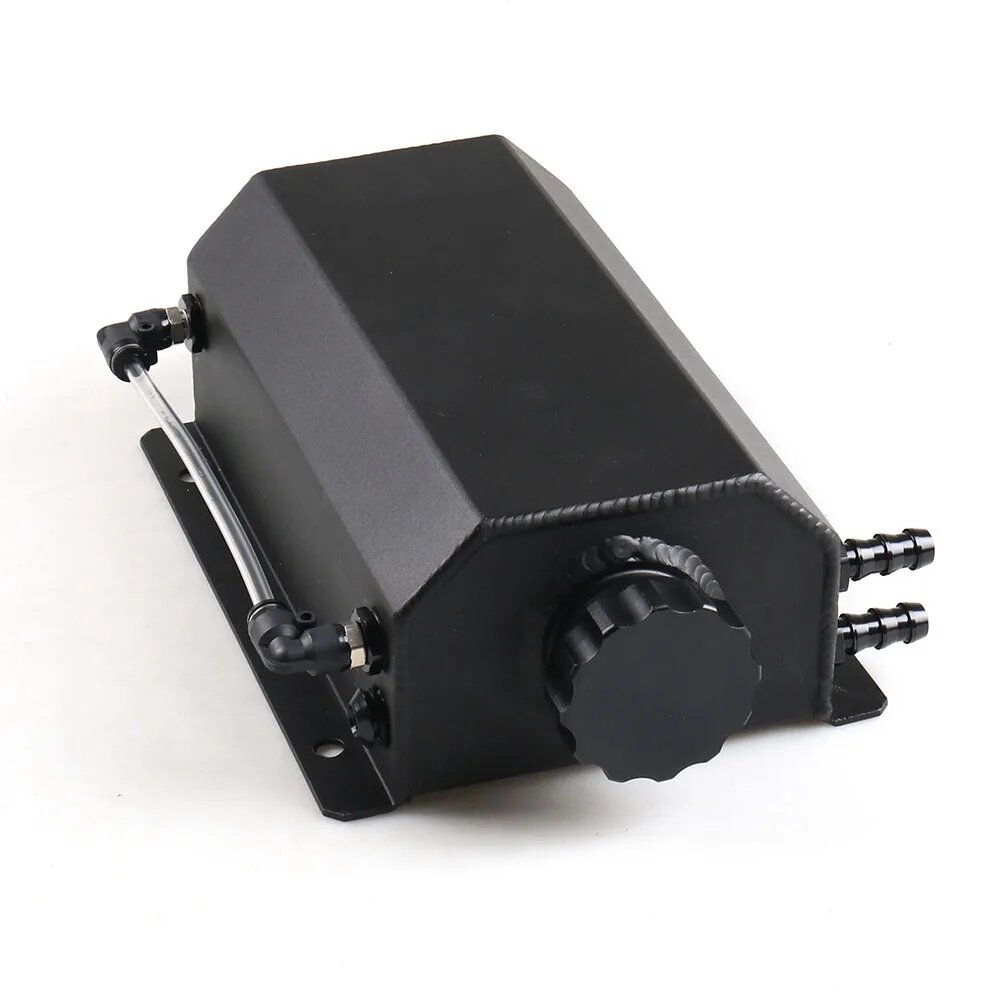 2л универсальный моторный масляный топливный газ уловитель дыхательный бак бутылка охлаждающей жидкости радиатор перелива бак черный