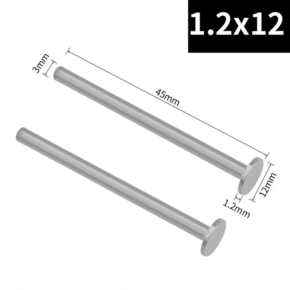 2 шт, 3 мм хвостовик, алмазная шлифовальная головка, бразильская полировка, шлифовальная насадка для ногтей для нефритового камня, резка металла, резьба, сверла, заусенцы 1.2x12