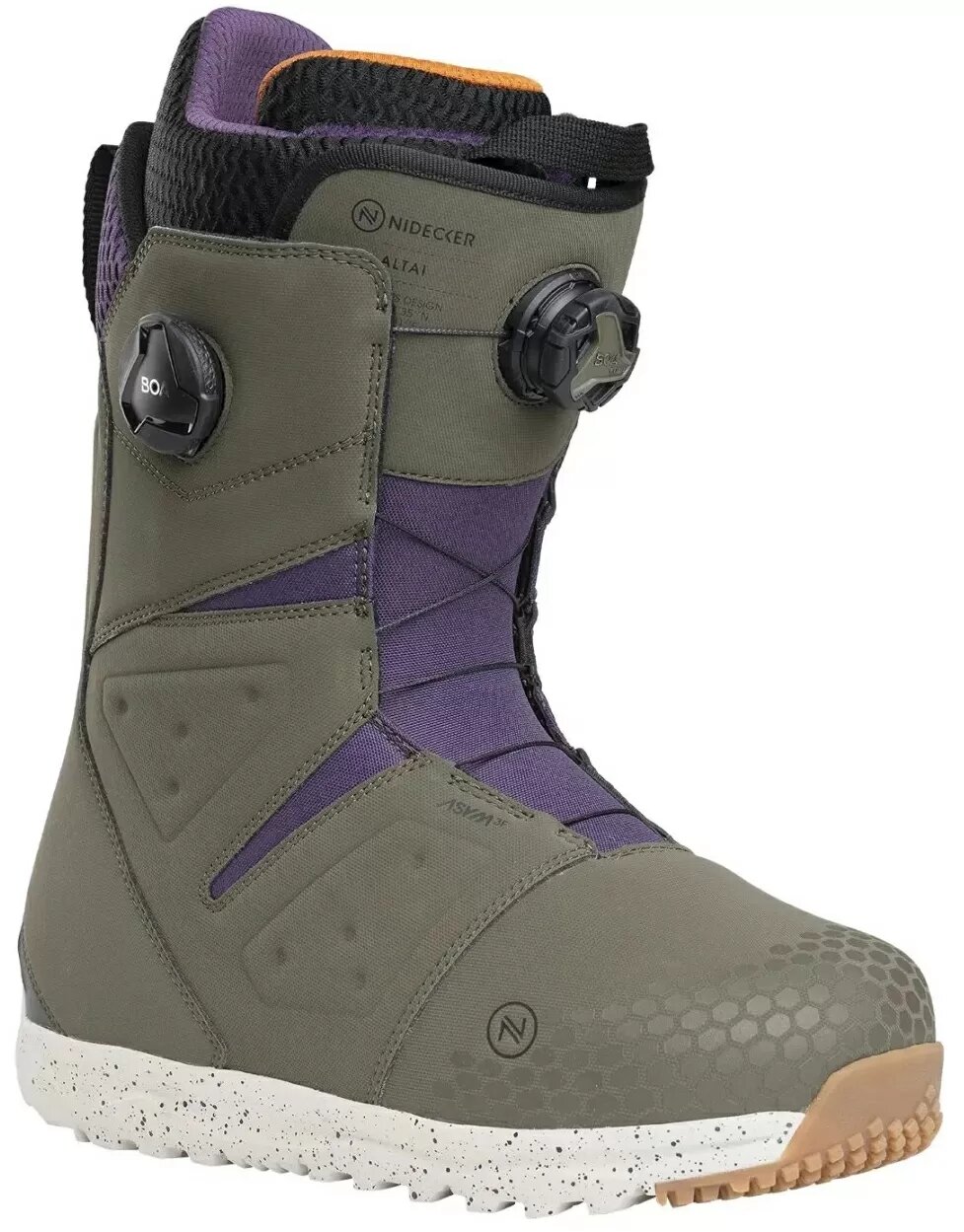 Ботинок для сноуборда Nidecker Altai Green, год 2025, размер 44.5