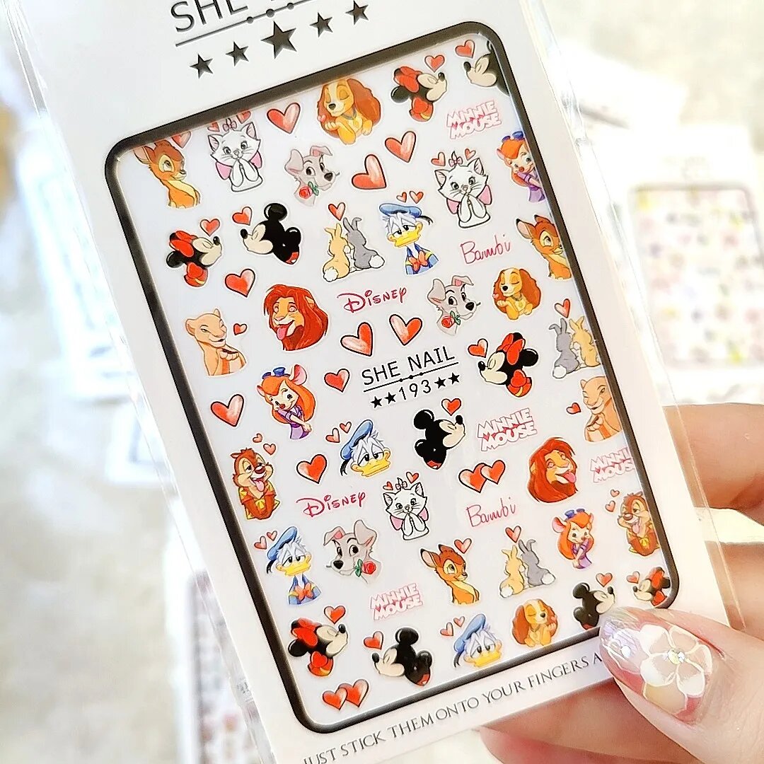 Наклейки на ногти Disney SHE193, Цвет: SHE193