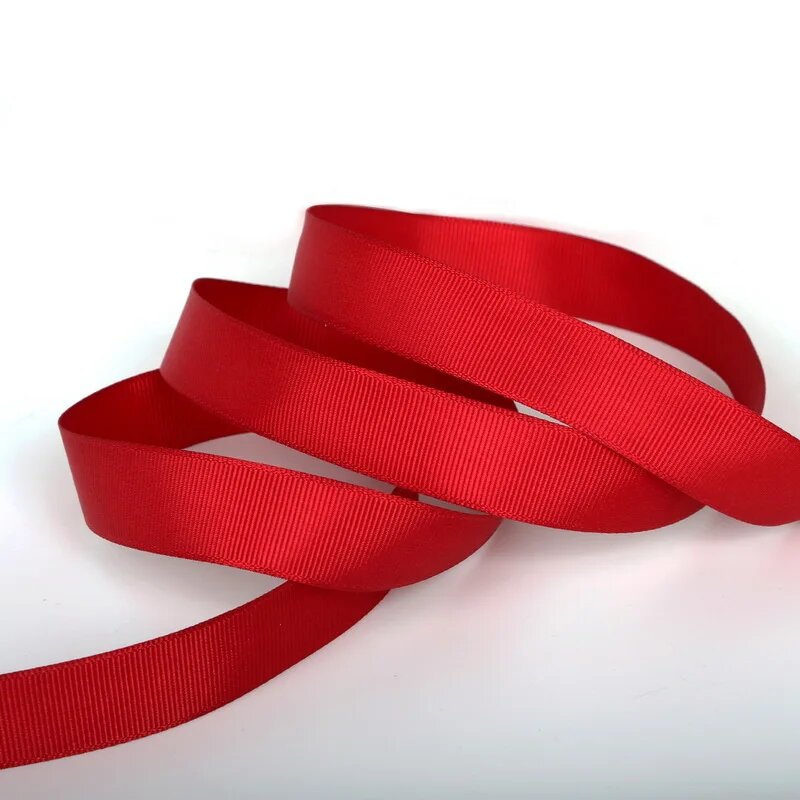 Полиэстровая репсовая лента Celadon Красный, Burgundy, 20mm