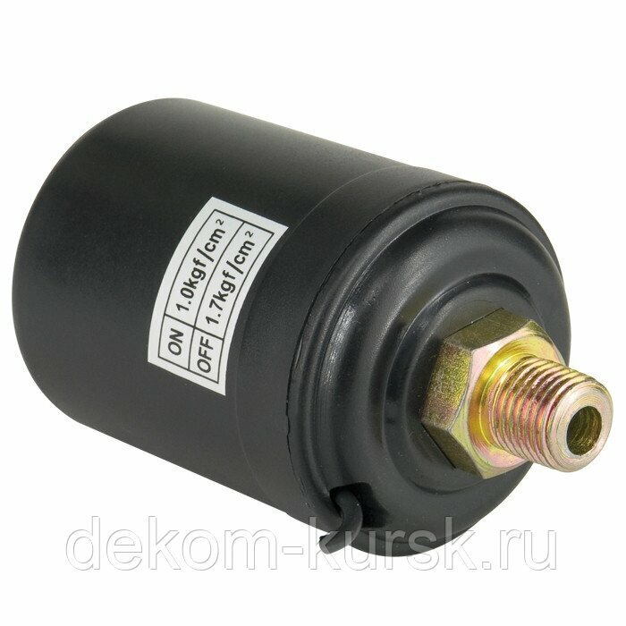 Реле давления PS-16B для насоса 220В наружняя резьба 1/4" вкл 1,1бар выкл 1,8бар