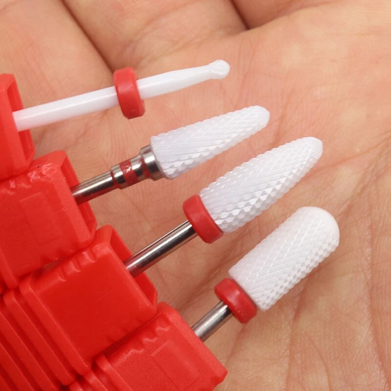 Набор из 4 керамических фрез для маникюра и педикюра Easy Nail