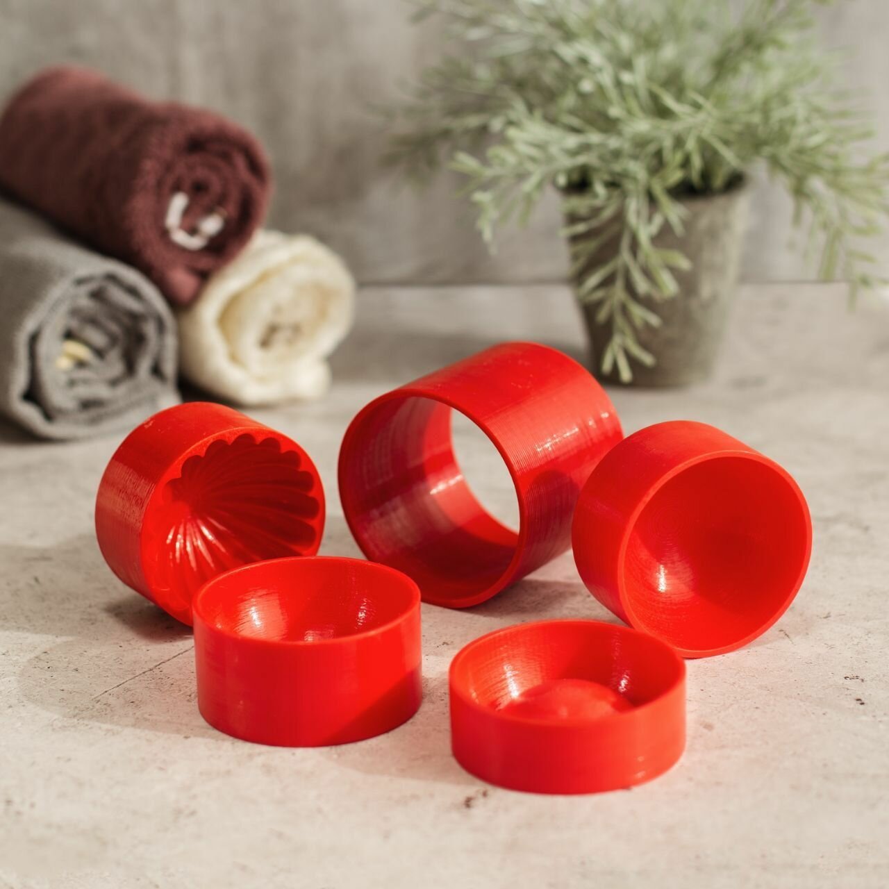 Набор формочек 3D для изготовления бомбочек для ванны, сфера 6,5 см, 3 в 1, форма для бомбочек